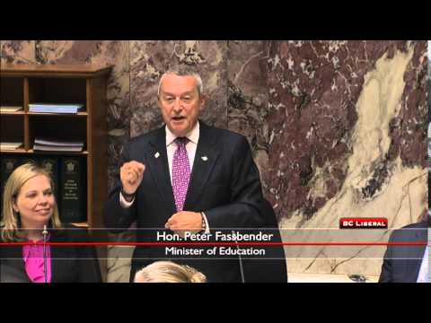 NDP education spokesperson questions minister on school funding - YouTube