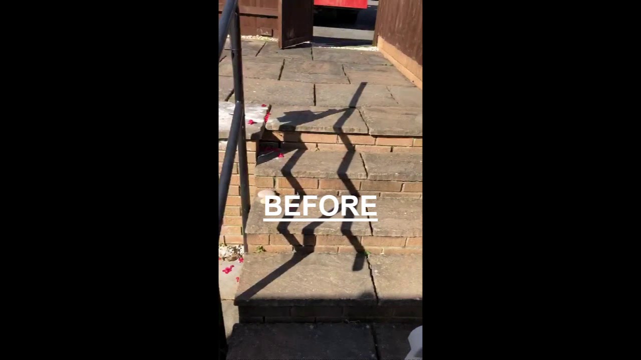 Raised Block Paving Patio in Yate, Bristol - YouTube