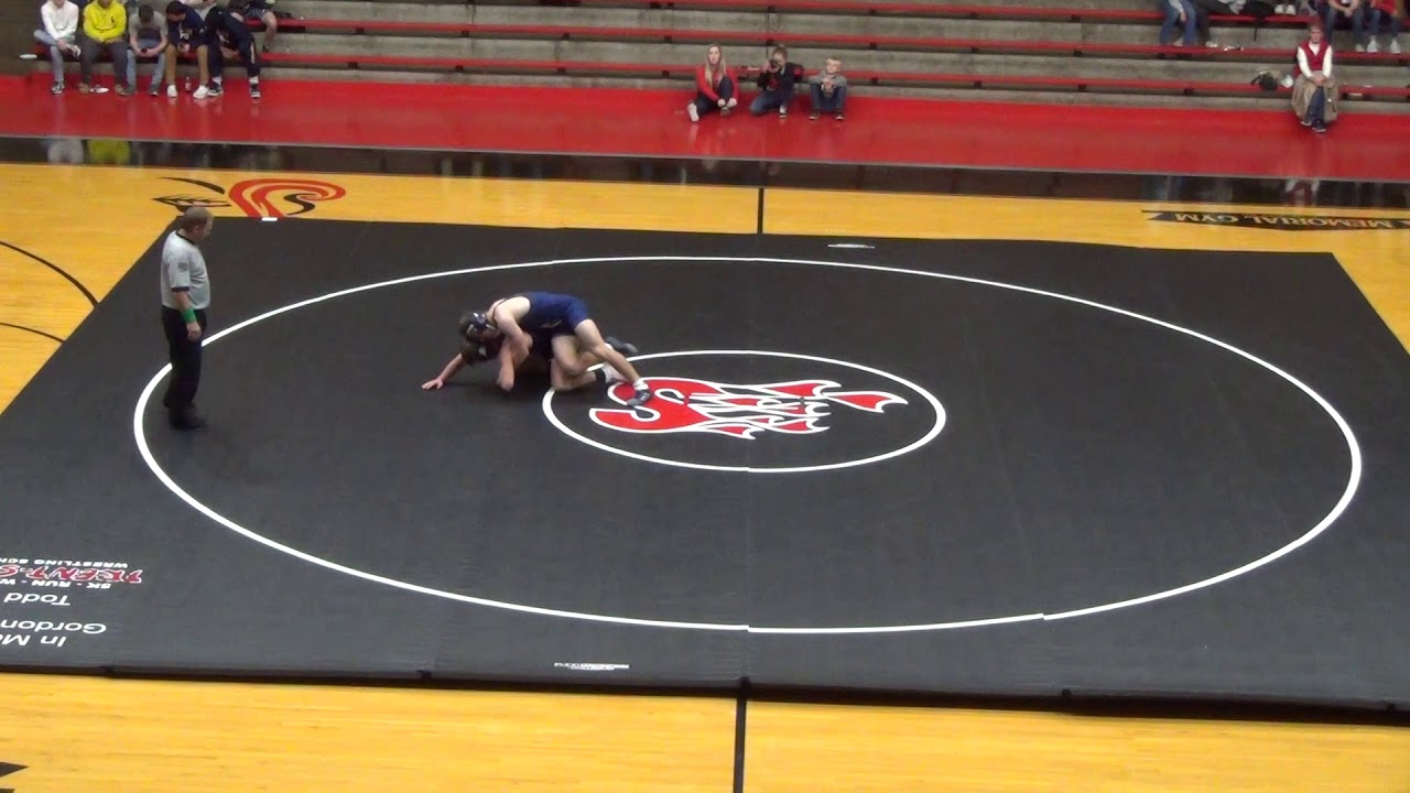 182 lbs Weston Allen vs Evan Reff (35-7), Castle (L5-11 Decision) - YouTube