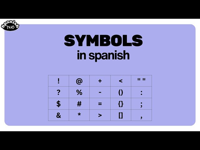 Spanish Symbols And Meanings