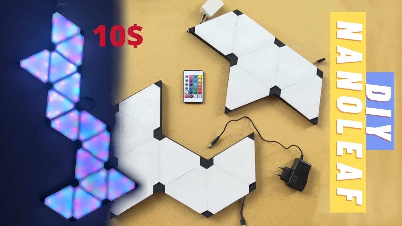 Tutorial DIY Nanoleaf (Lampu Dinding 14 Panel) | RGB Room Decoration ...