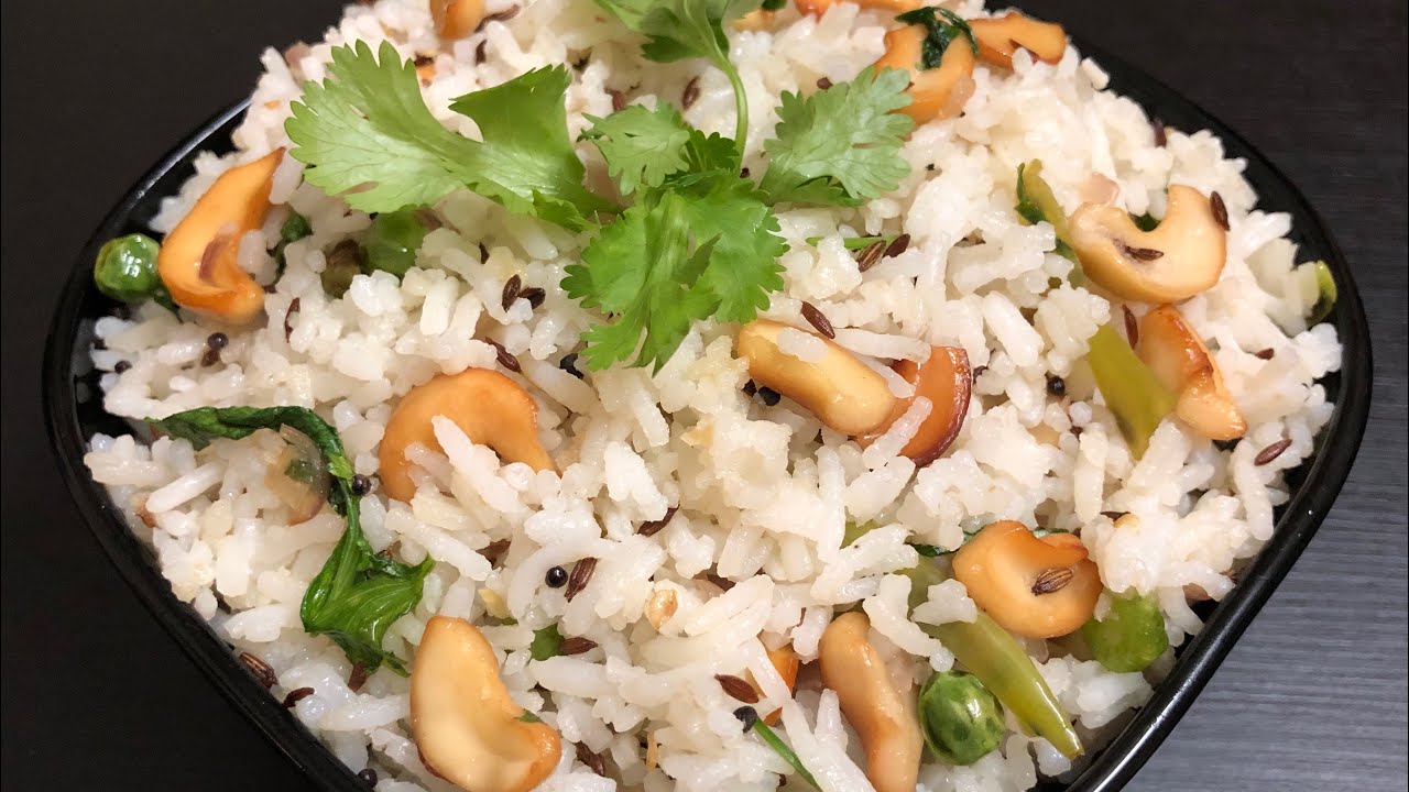 Jeera Rice Recipe | Lunch Box Jeera Rice Recipe | KEFS KITCHEN - YouTube