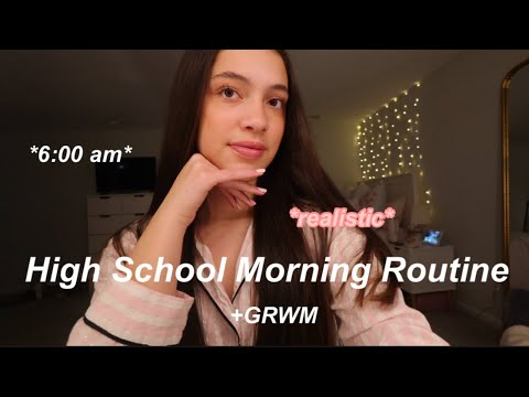 6 AM HIGH SCHOOL MORNING ROUTINE (senior edition) - YouTube