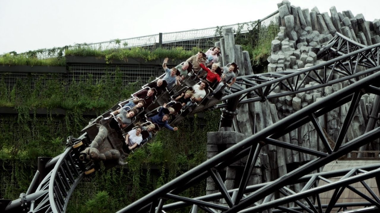 Taron 4K Cinematic Off-Ride Phantasialand Roller Coaster - YouTube