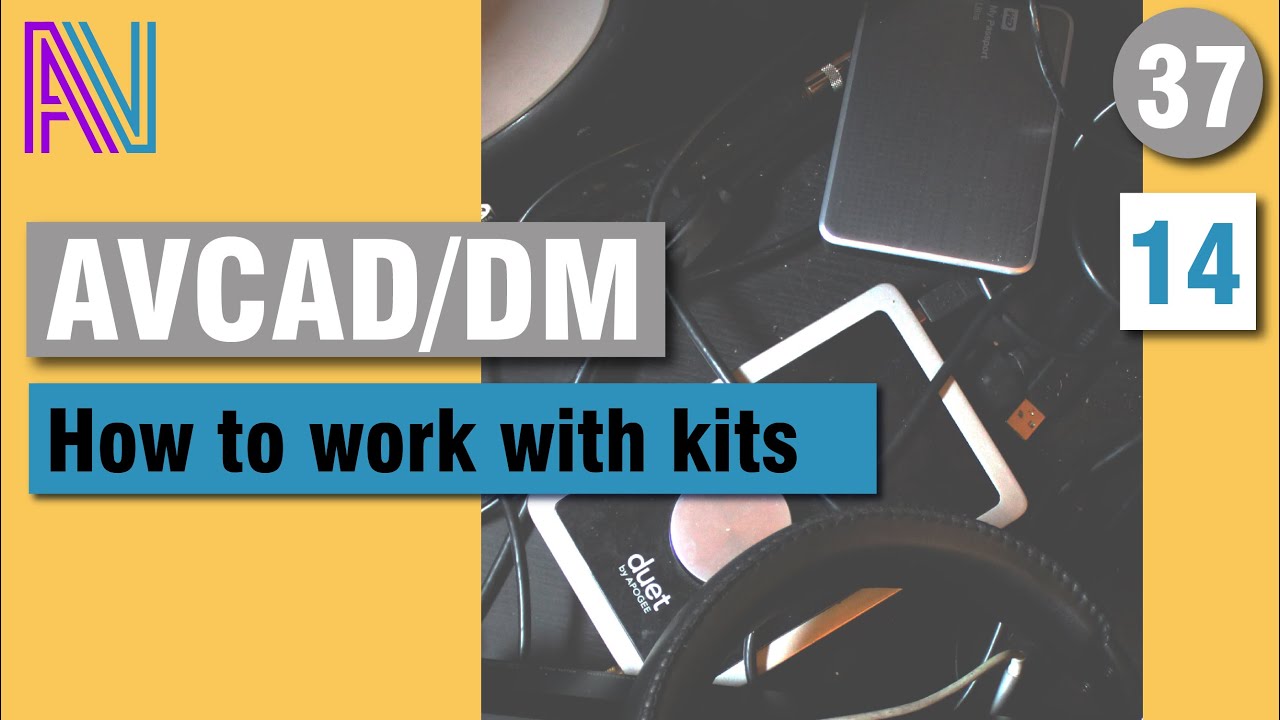 AVCAD - AVCAD for CAD - How to work with kits - YouTube