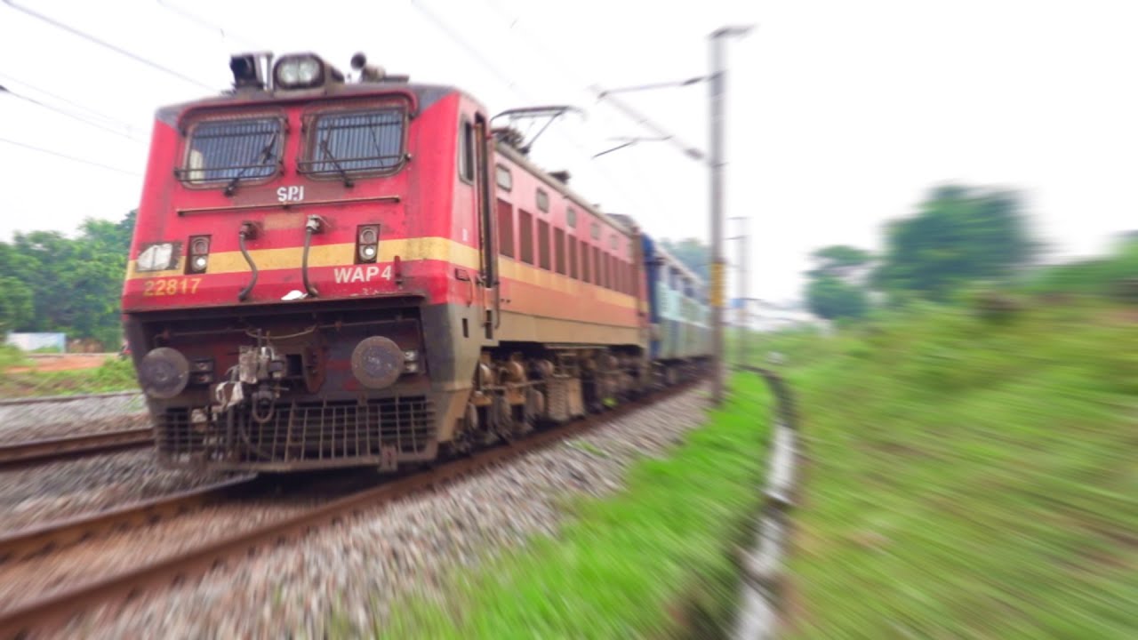 Dhanbad Alleppey Express and Visakha Express | Indian Railways - YouTube