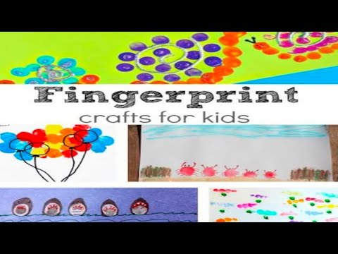fingerprint activity for kids | fingerprint art for kids | kids ...