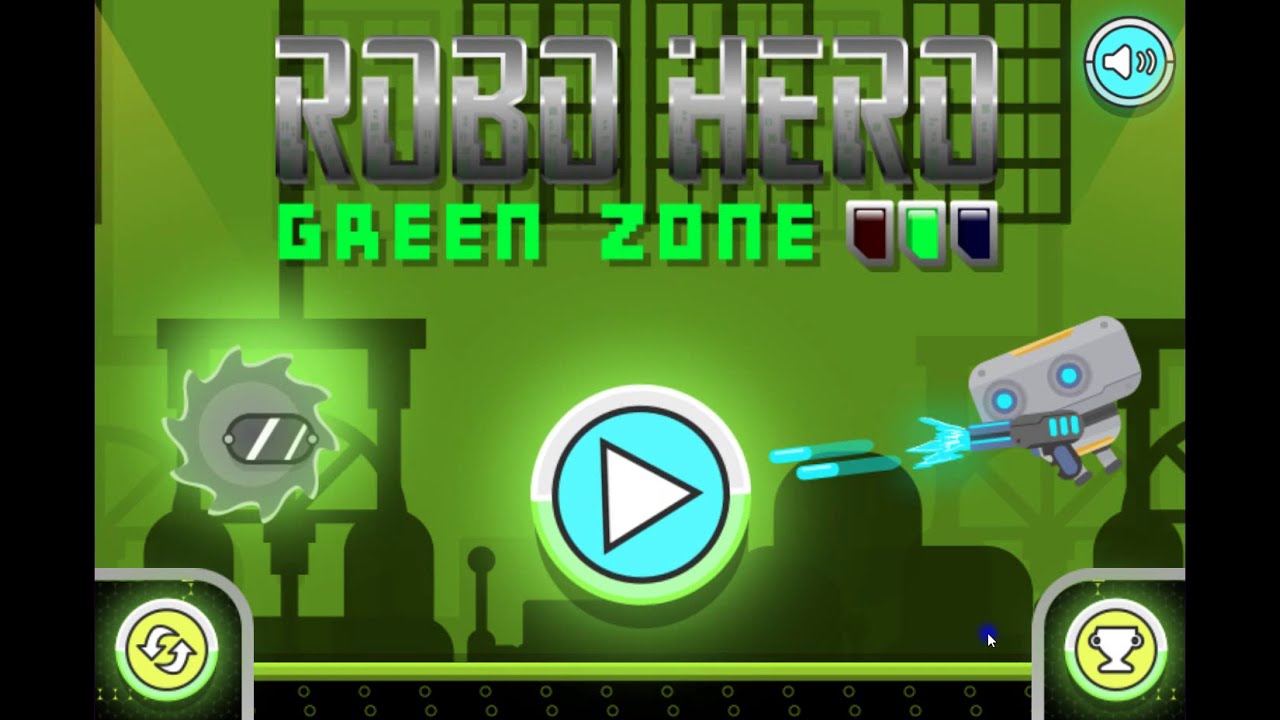 Robo Hero Green Zone (Full Game all Stars) - YouTube