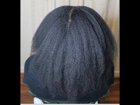 How to Blow Dry Natural 4ab Hair with Tension Method - YouTube