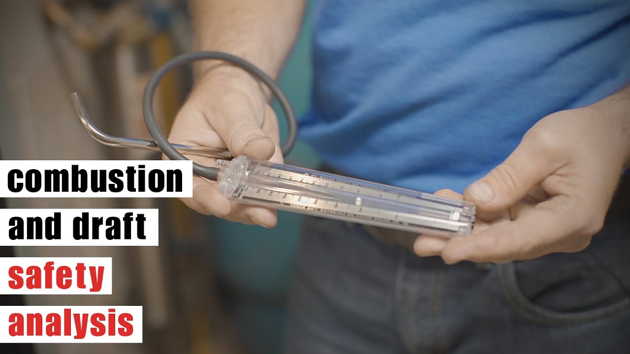 Combustion Analysis and Draft Check for CO Safety - YouTube