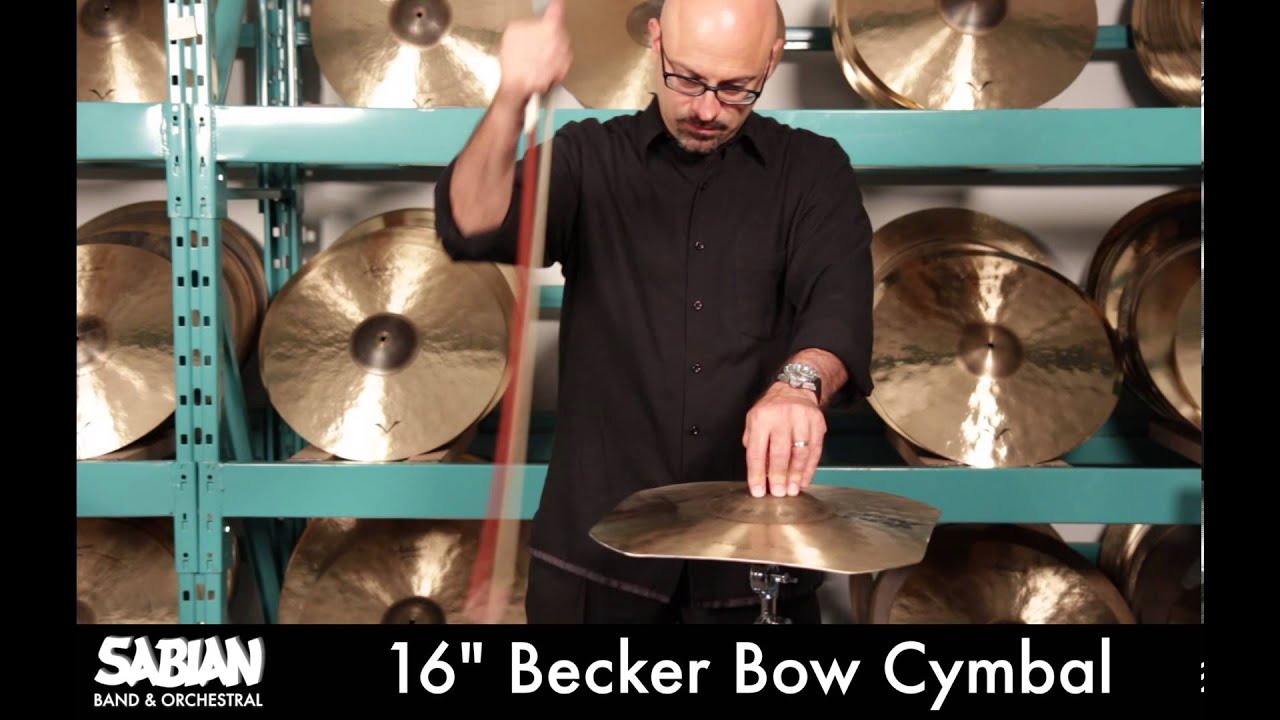 Sabian 16" Becker Bow Cymbal - YouTube