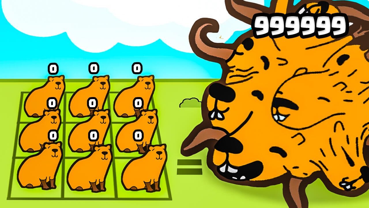 Can I merge a MUTANT CAPYBARA? - YouTube