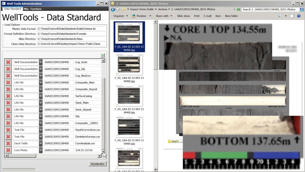 WellTools DataStandard Demo HD - YouTube