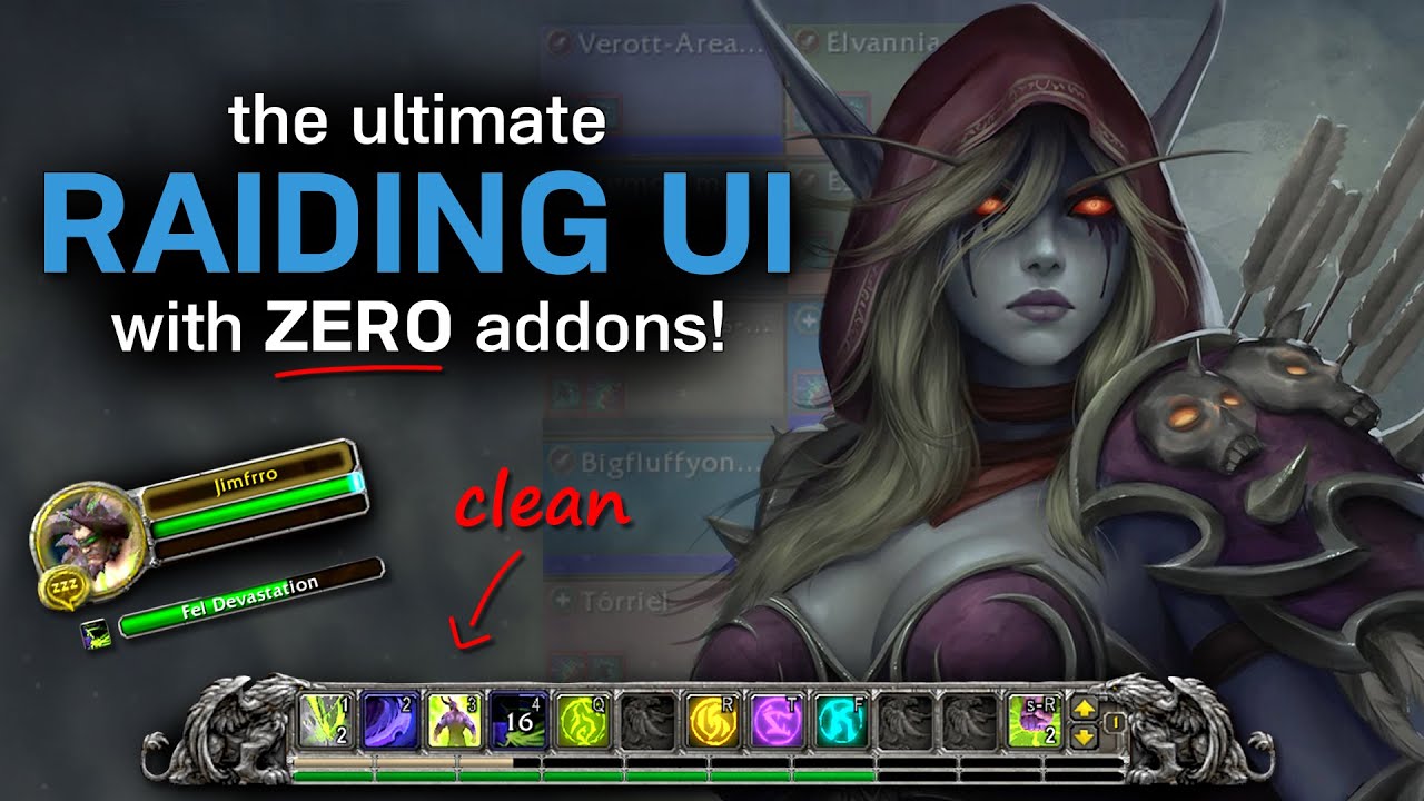 WoW Shadowlands Raiding UI No Addons Clean Simple Easy Setup wow-shadowlands-raiding-ui-no-addons-clean-simple-easy-setup