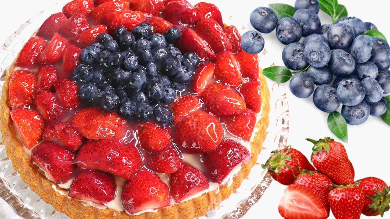 Easy & Fast German Fruit Flan - Obsttorte - Recipe for German Fruit ...