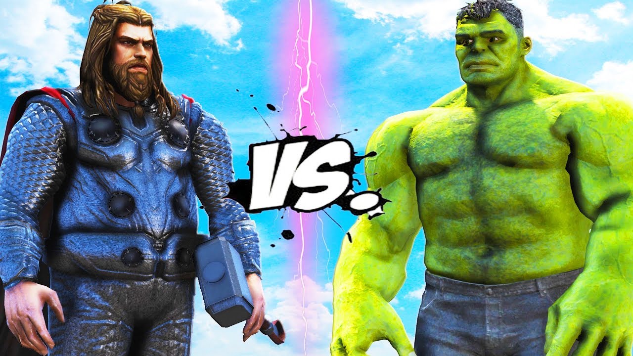 FAT THOR VS HULK - ENDGAME BATTLE - YouTube