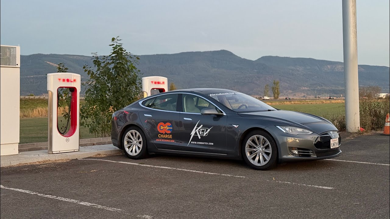 Original Tesla Model S 85 Road Trip Up The Entire American West Coast ...