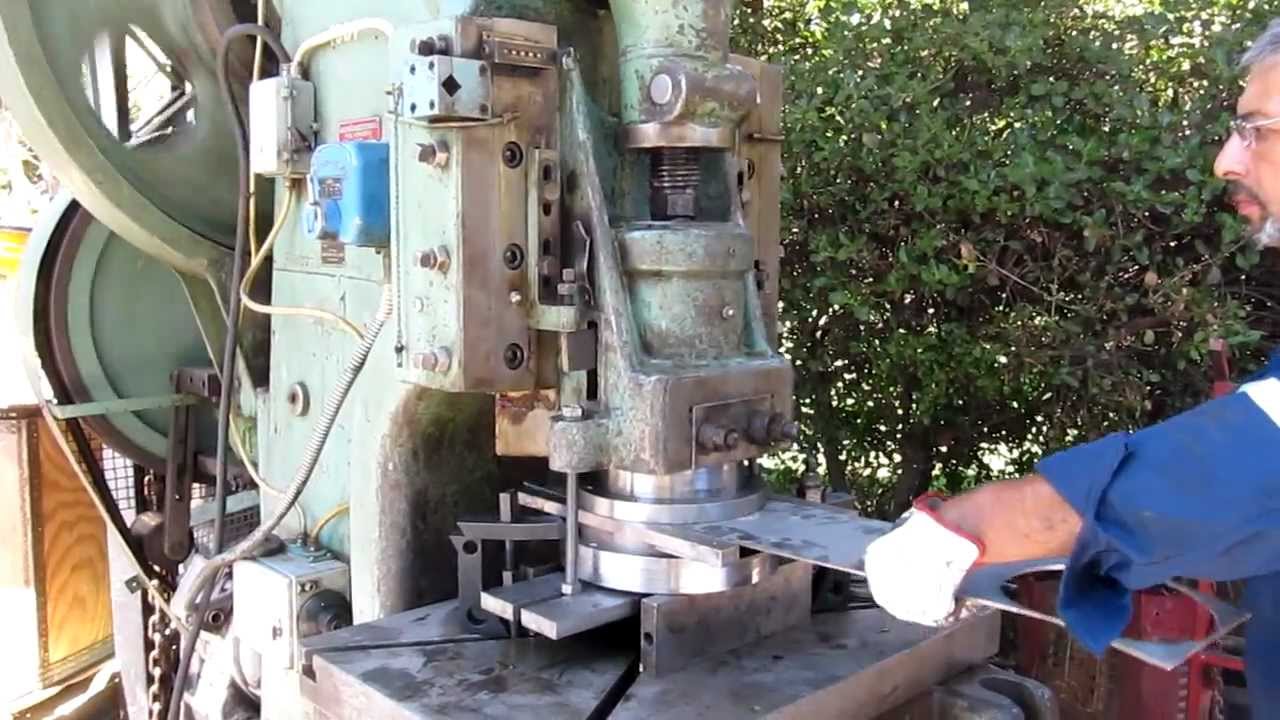 prensa excentrica 65 toneladas - YouTube