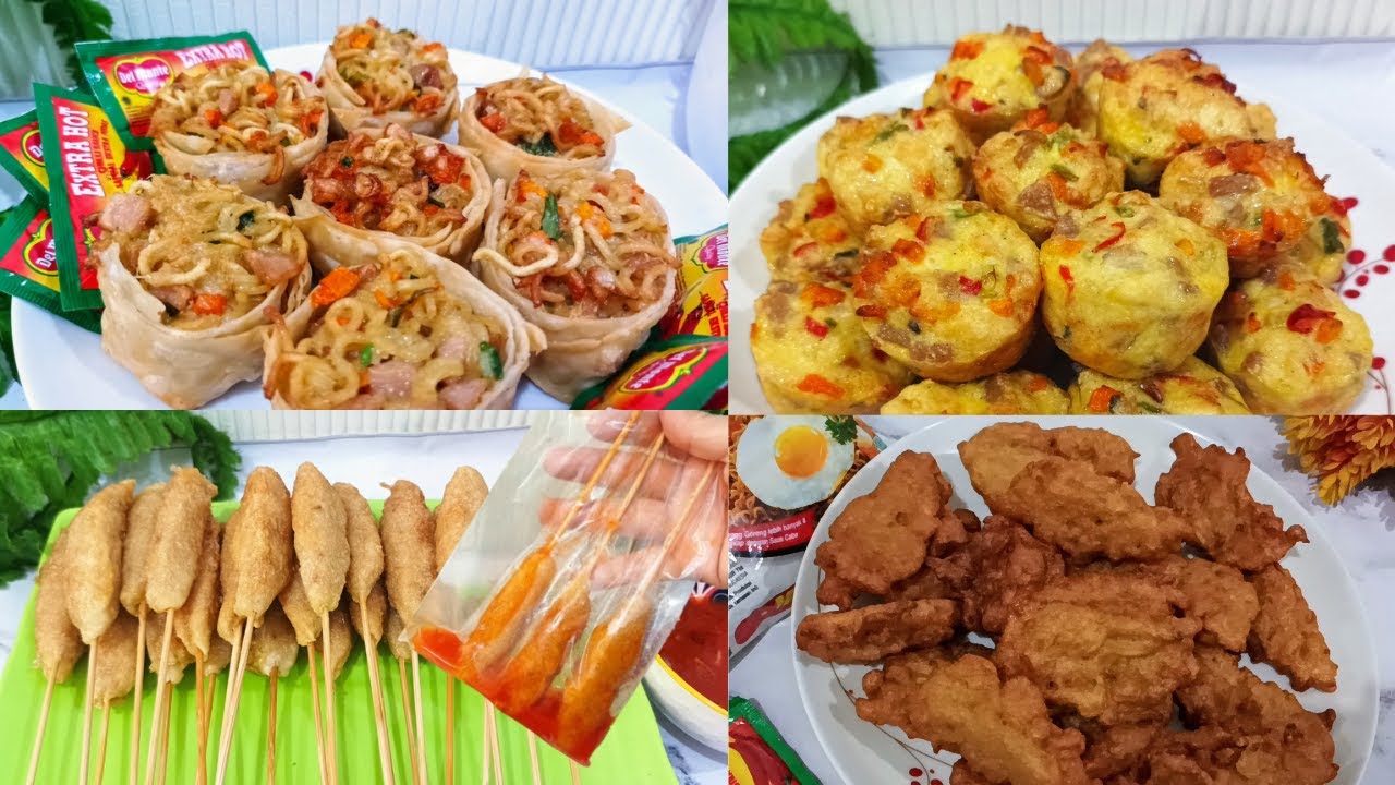4 Resep Cemilan Mudah Dan Simpel - YouTube