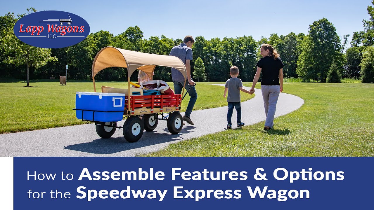 Assembling Kid's Wagon Extras - Lapp Wagons - YouTube