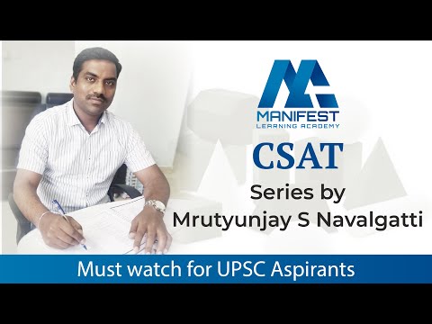 CSAT Series Part-30: Data Interpretation - Manifest Learning Academy, Bangalore