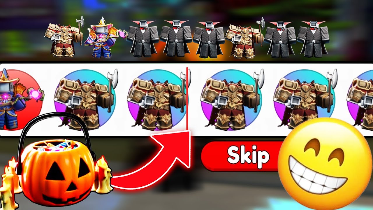 Open New Halloween Crate for Headless Cameraman Cosmic in Skibidi Tower ...