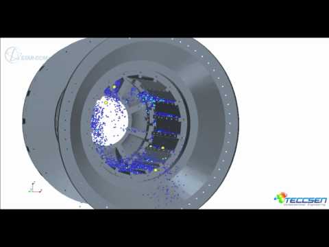 Simulación DEM Trommel - YouTube