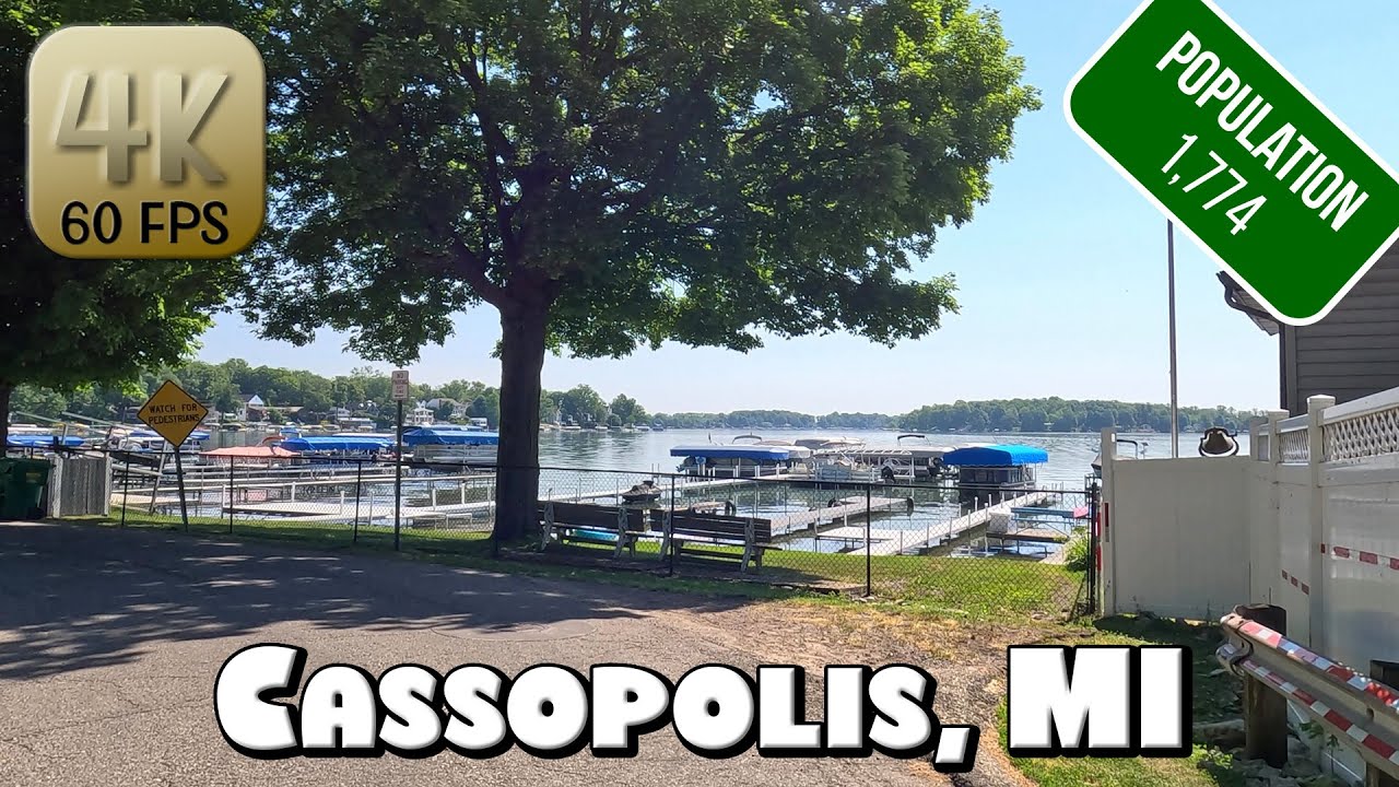 Driving Around Small Town Cassopolis, Michigan in 4k Video - YouTube