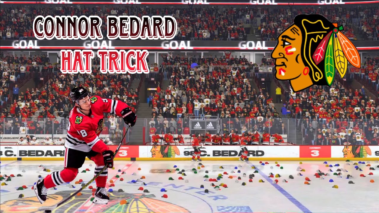 Connor Bedard Hat Trick! Hybrid Controls are Here! NHL 24! 4K! - YouTube
