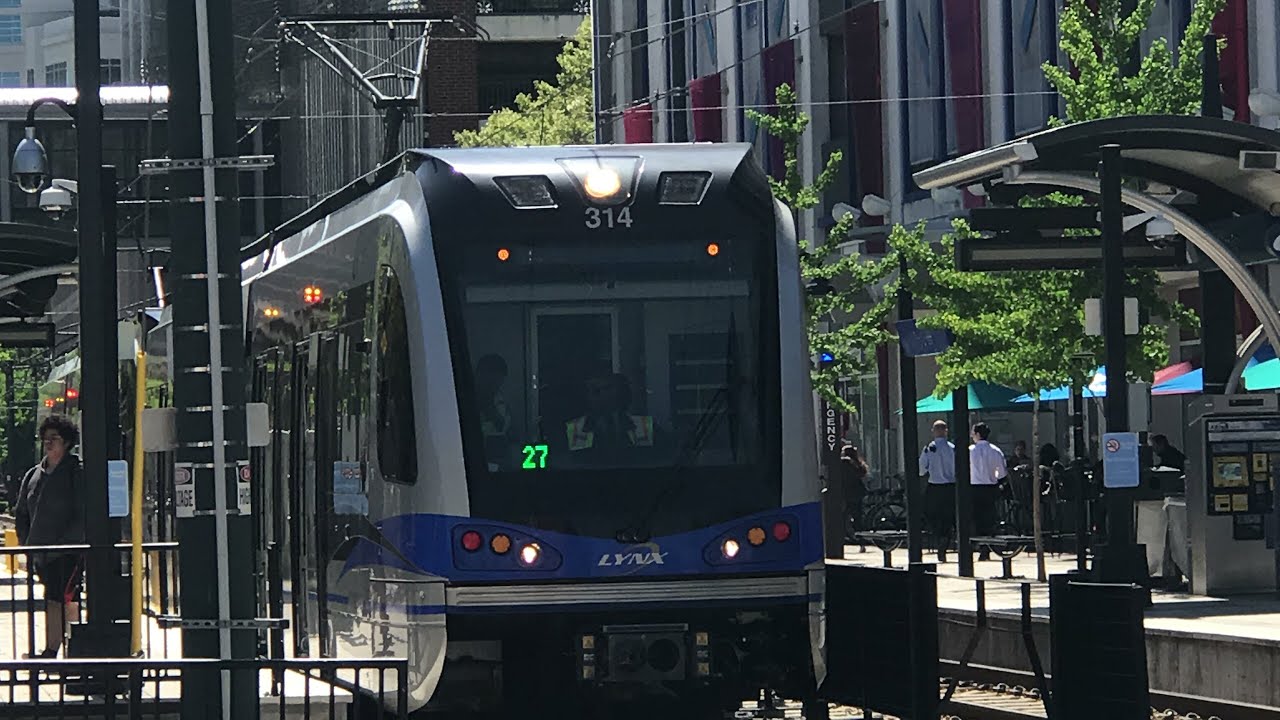 Riding the lynx light rail part 1 - YouTube