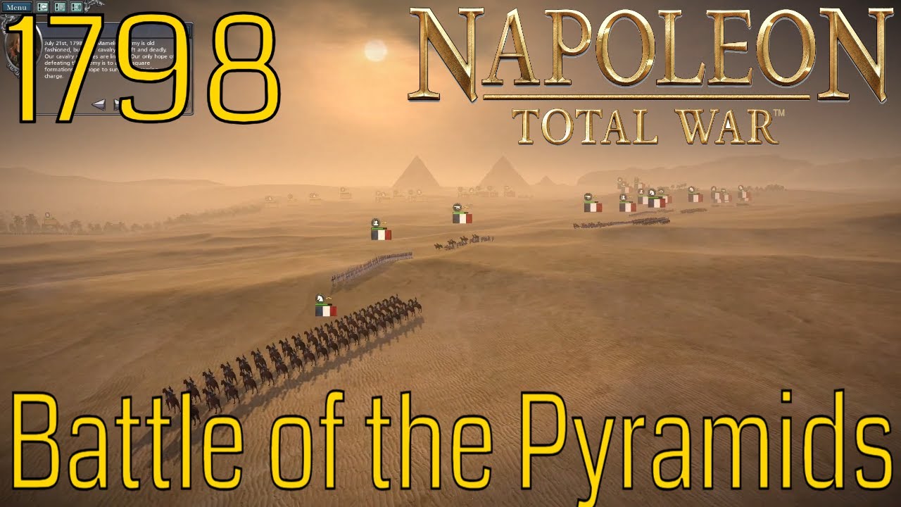 Battle of the Pyramids | 1798 | Total War - Napoleon - YouTube