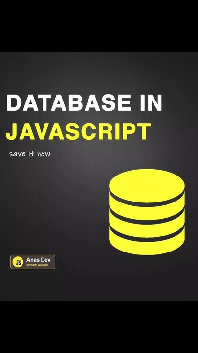 DATABASE Secrets Most JAVASCRIPT Developers Don't Know! #feedshorts #coding #javascript #ai ...