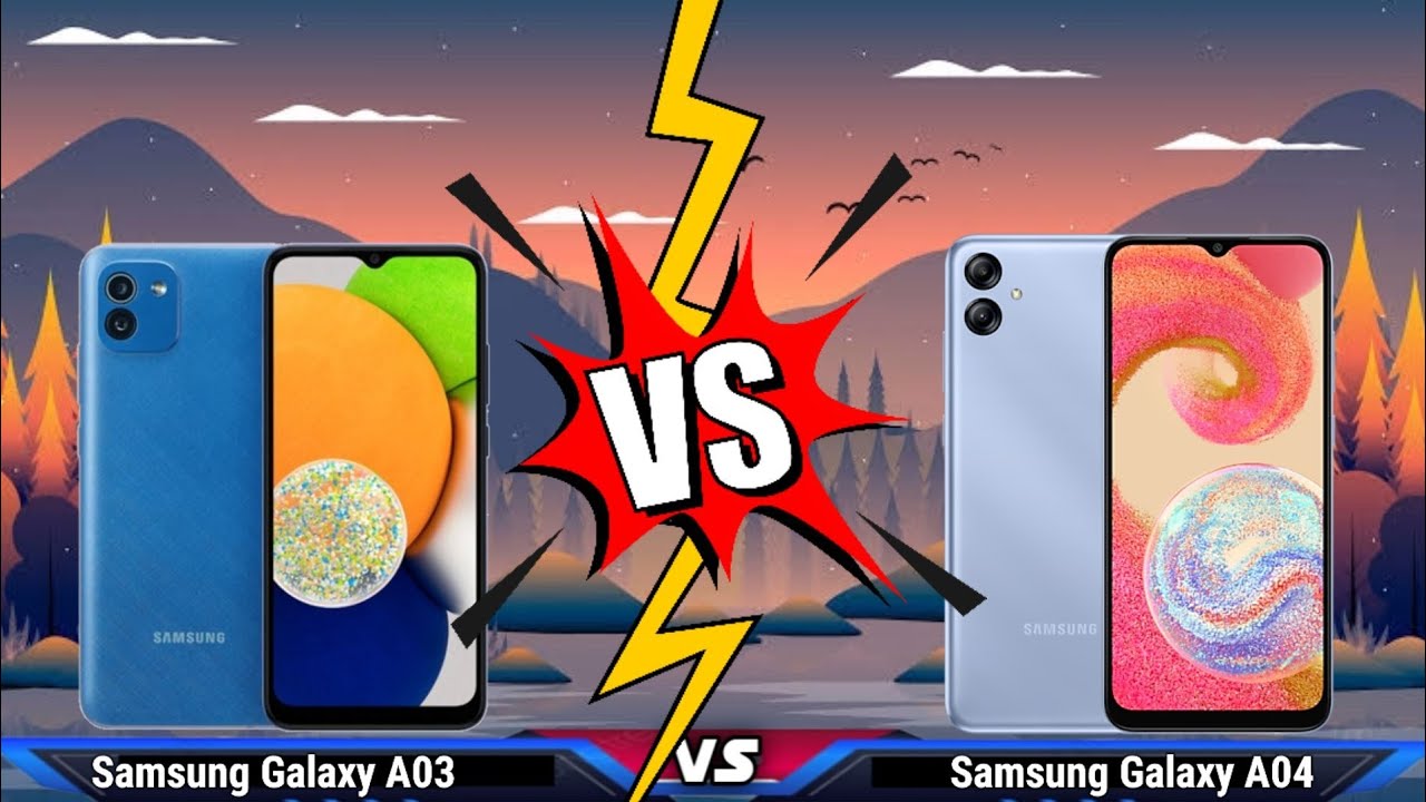 Samsung Galaxy A03 vs Samsung Galaxy A04 - YouTube