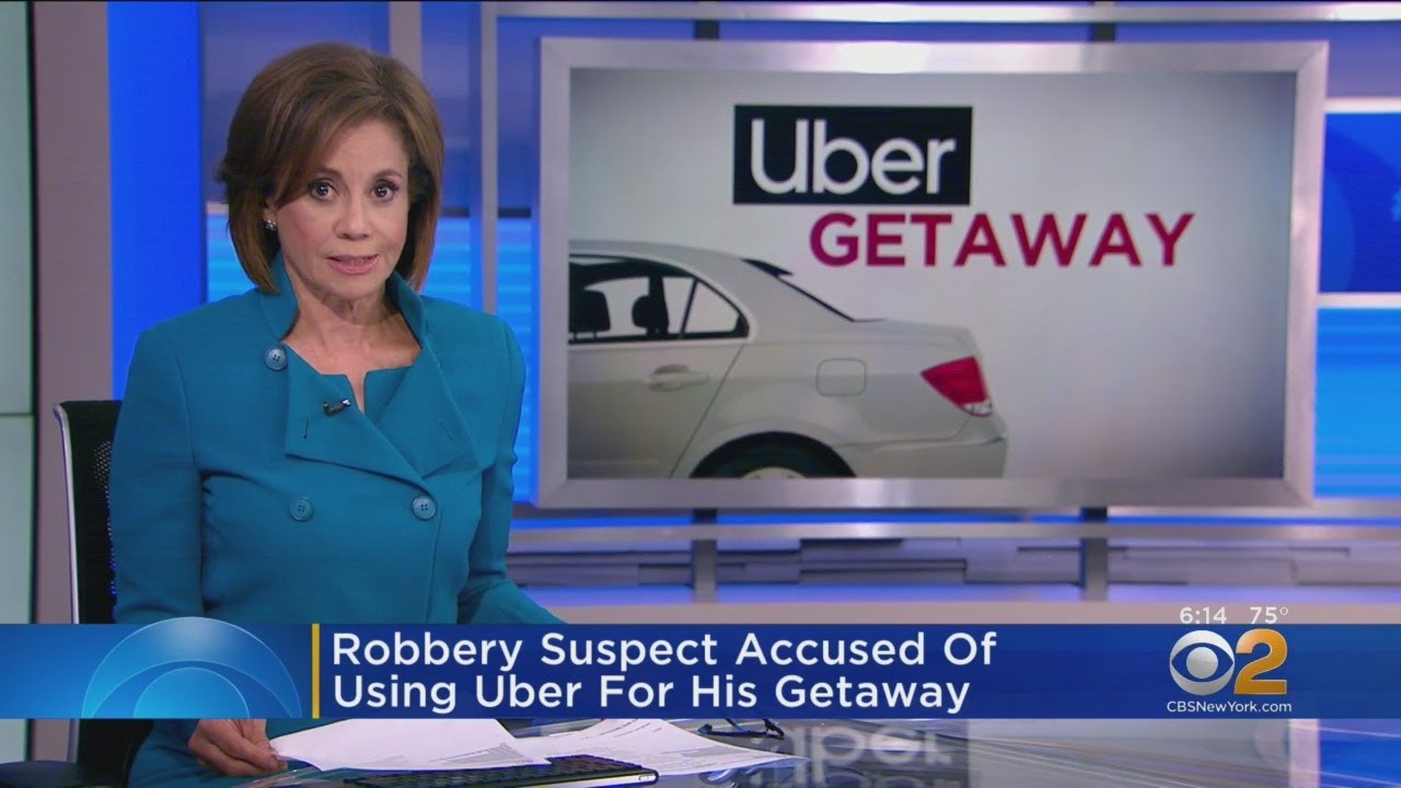 Robbery Suspect Accused Of Using Uber For His Getaway - YouTube