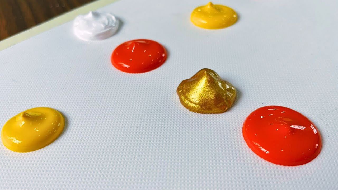 Red sunset | acrylic painting for beginners | tutorial #18 - YouTube