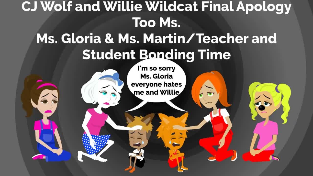 CJ Wolf and Willie Wildcat Final Apology To Ms. Gloria & Ms. Martin/Teacher and Student Bonding ...