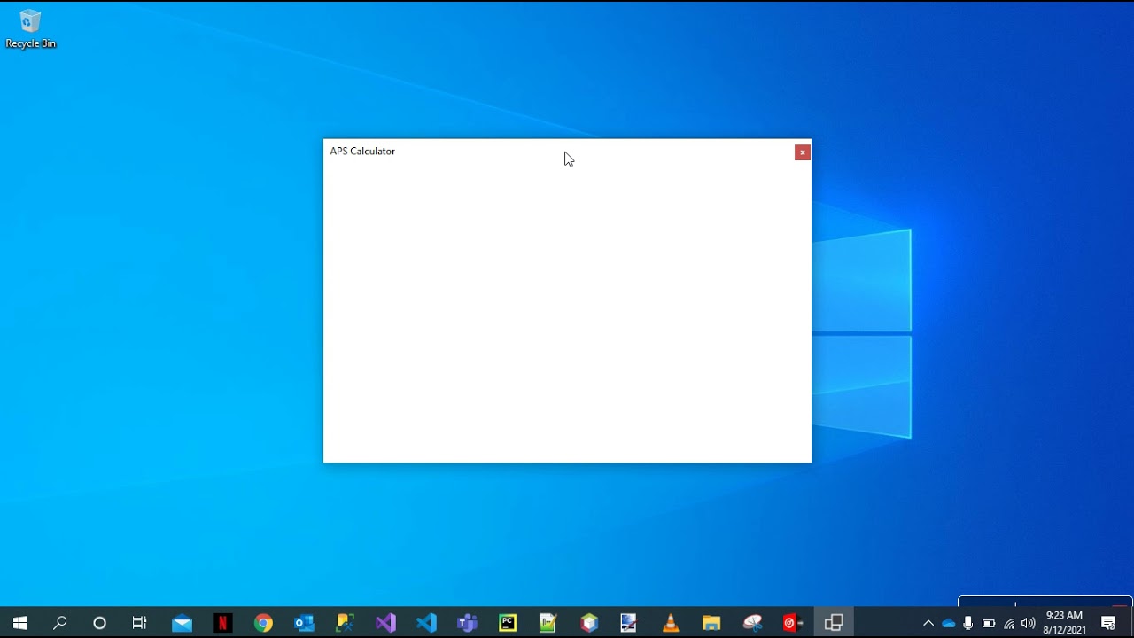 C# Desktop Application and SQL Database : APS Score Application Part 1 ...