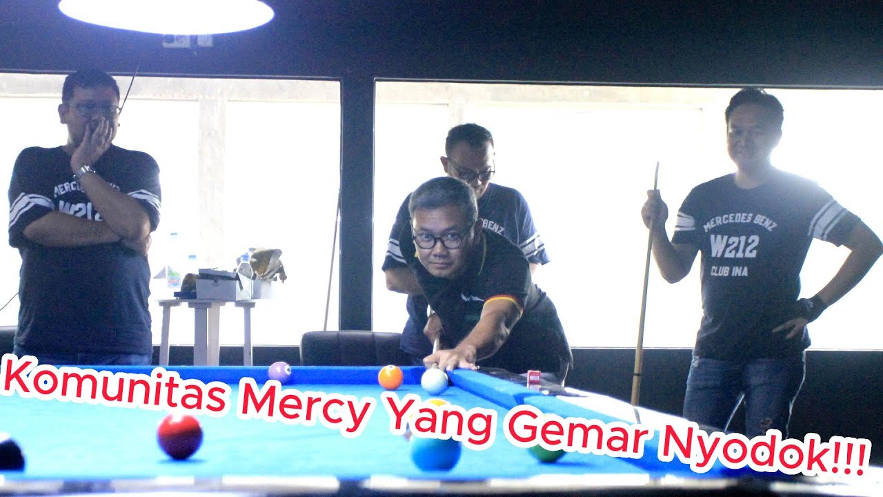 Tidak Hanya Touring, Pecinta Mercedes-Benz Juga Gemar Billiard - YouTube