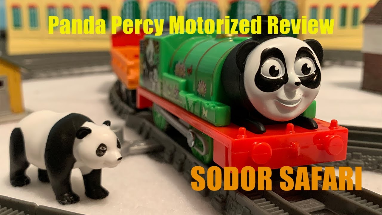 PANDA PERCY Motorized Review SODOR SAFARI - YouTube