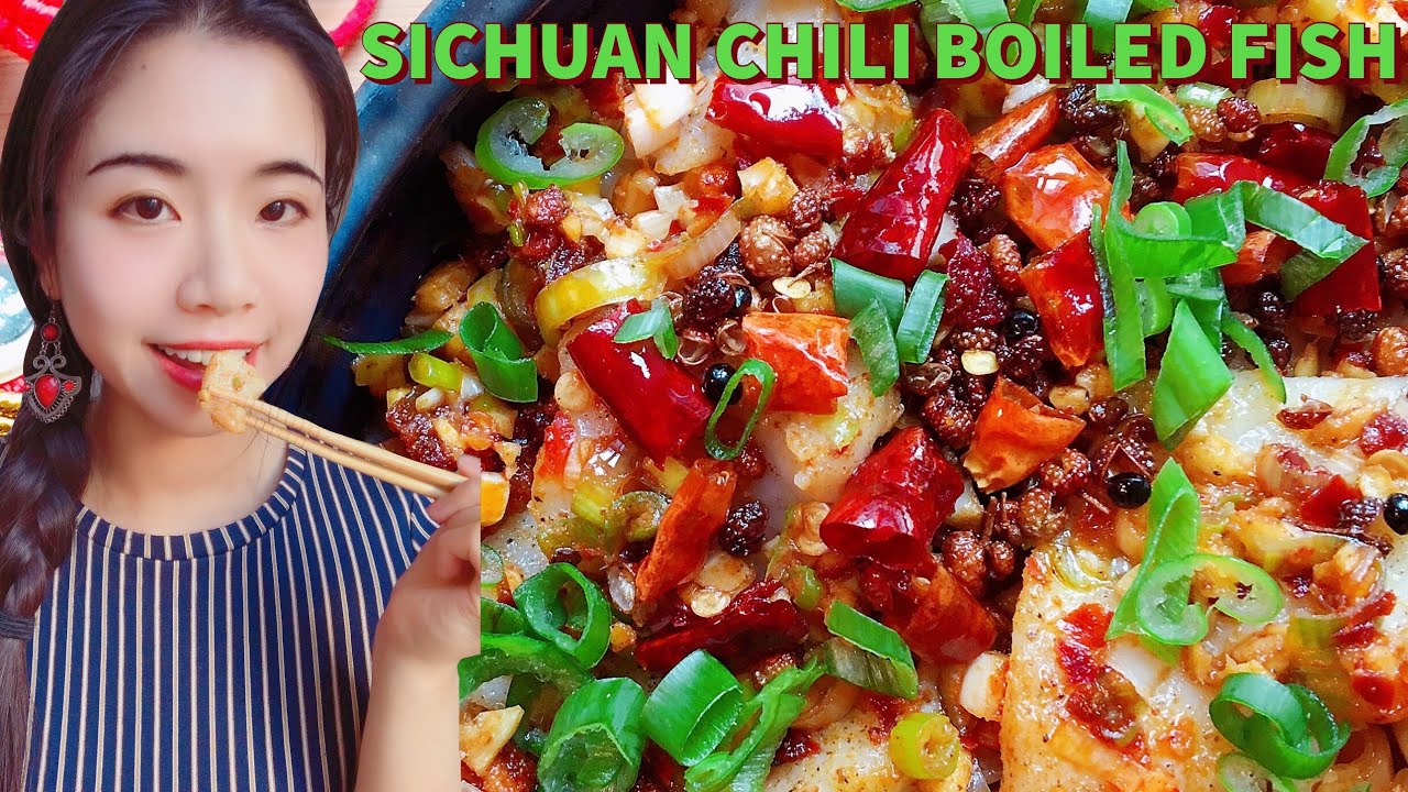 Chinese Sichuan Chili Boiled Fish 四川水煮鱼 | Chili Boiled Fish Recipe ...