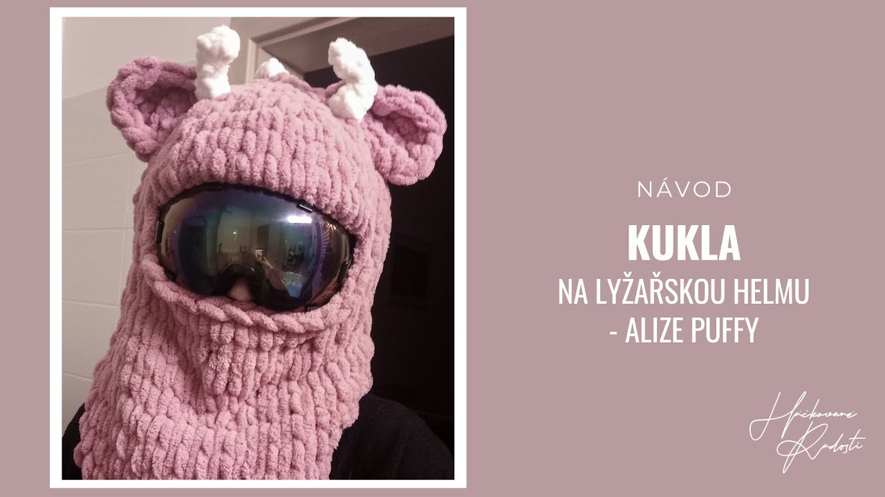VIRÁLNÍ KUKLA NA LYŽAŘSKOU HELMU I NÁVOD PRO ZAČÁTEČNÍKY - YouTube