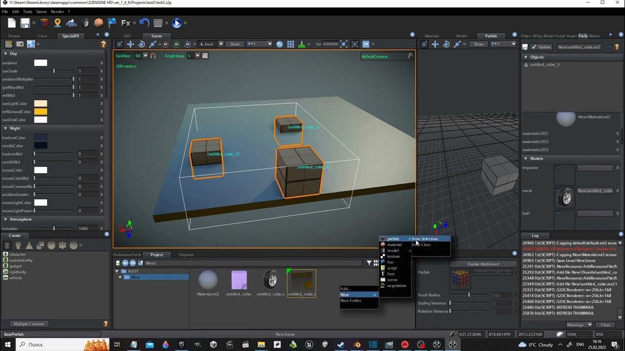 S2 Engine tutorial - How to create Prefabs (basic game objects) - YouTube