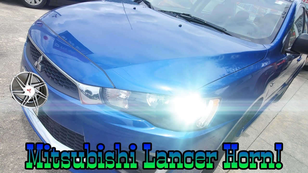 2017 Mitsubishi Lancer Horn! - YouTube