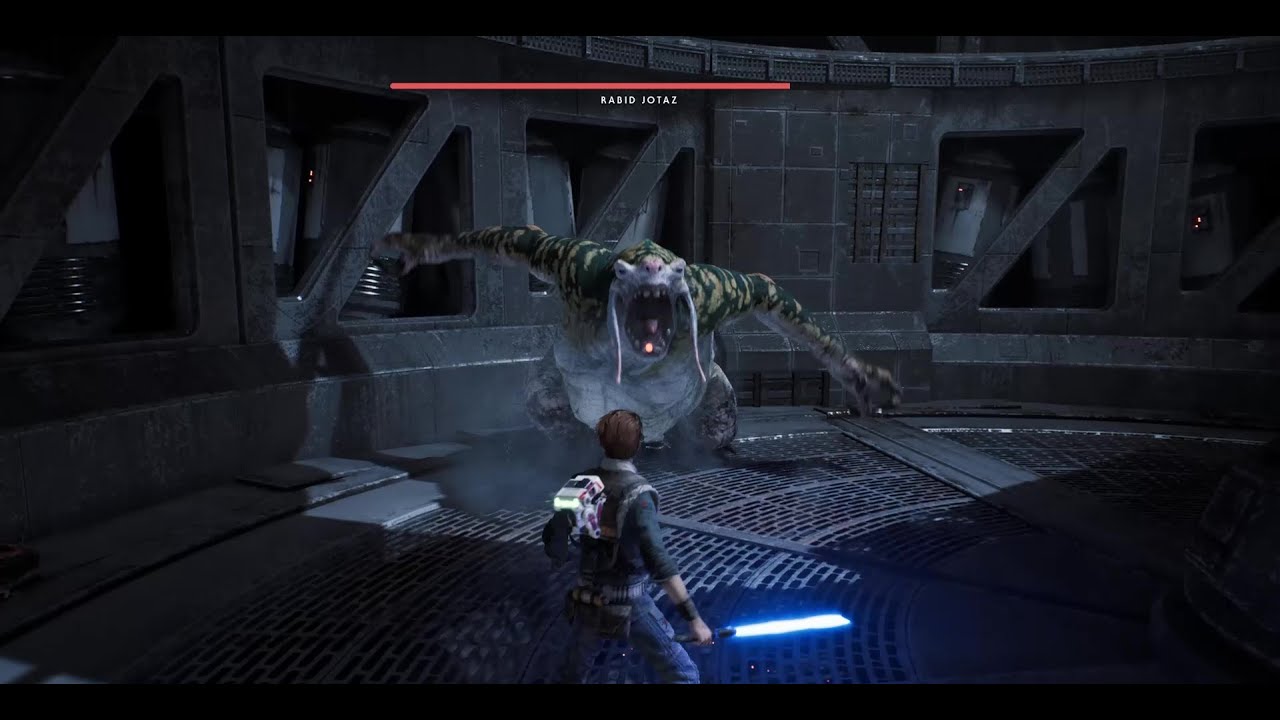 Star Wars Jedi: Fallen Order - Rabid Jotaz Boss Fight (1080p 60fps ...