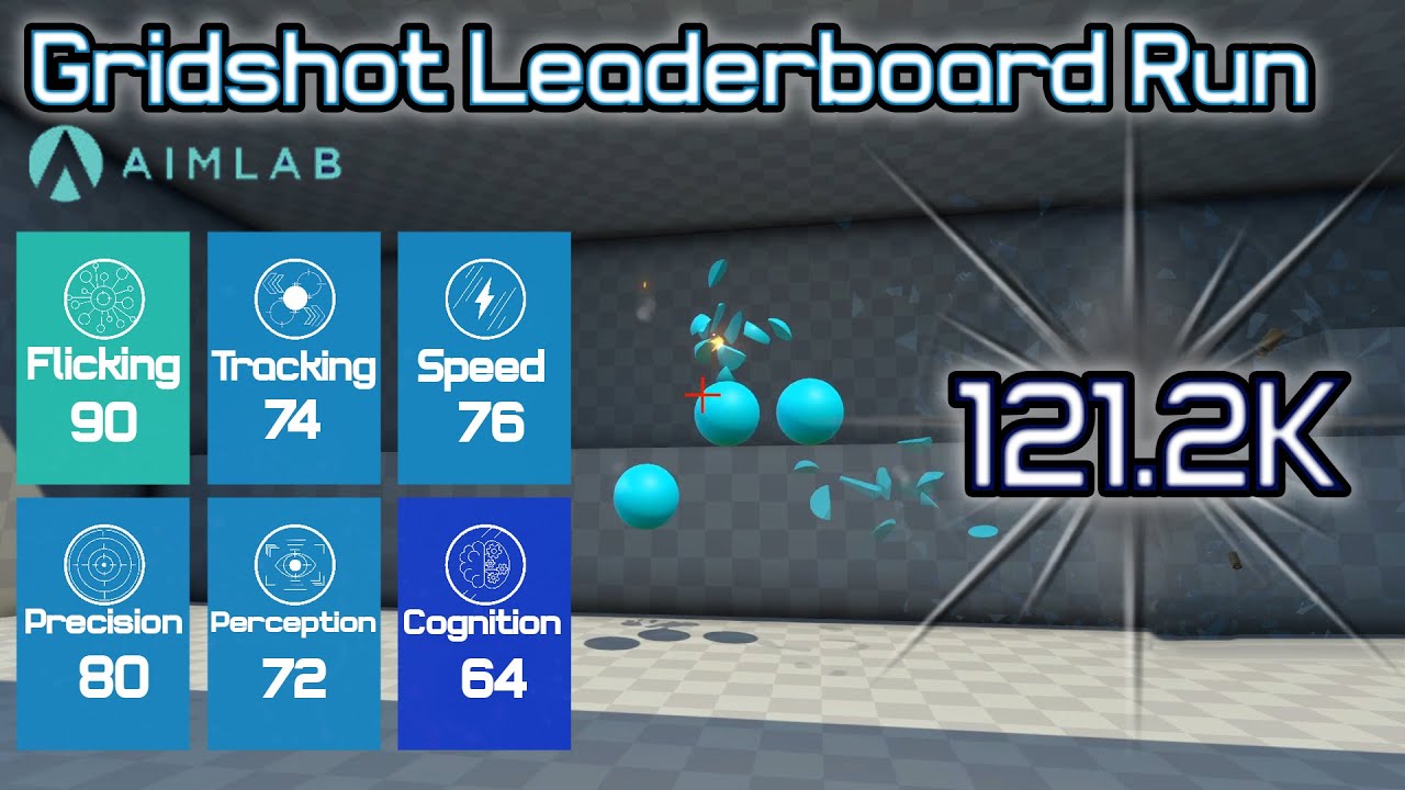 TOP 100 - Aim Lab Gridshot - 121.2K - YouTube