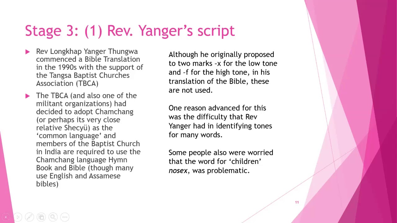 "Creating a new script: Bringing Tangsa language into the Facebook era ...