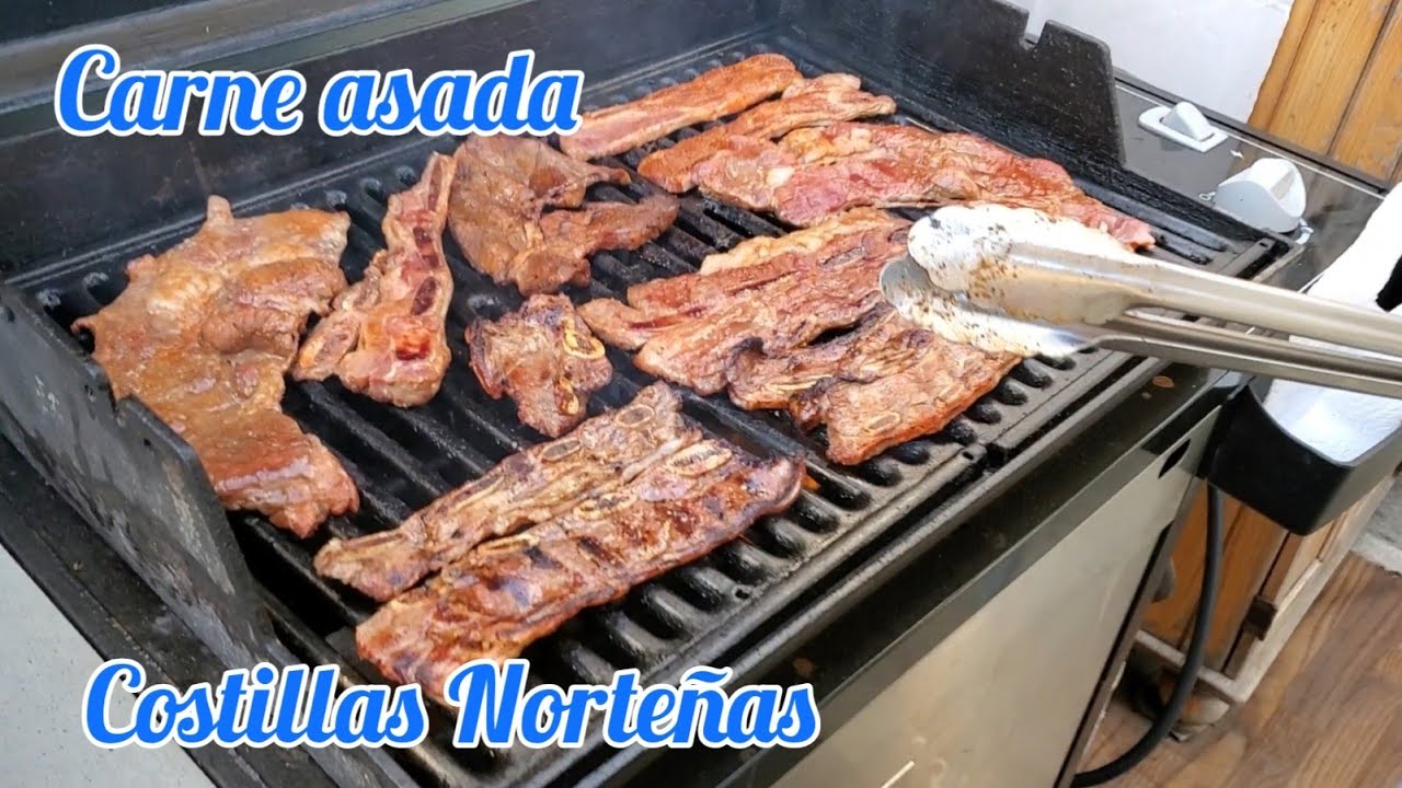 CARNE ASADA Y COSTILLAS NORTEÑAS #CocinandoconFrancisco - YouTube
