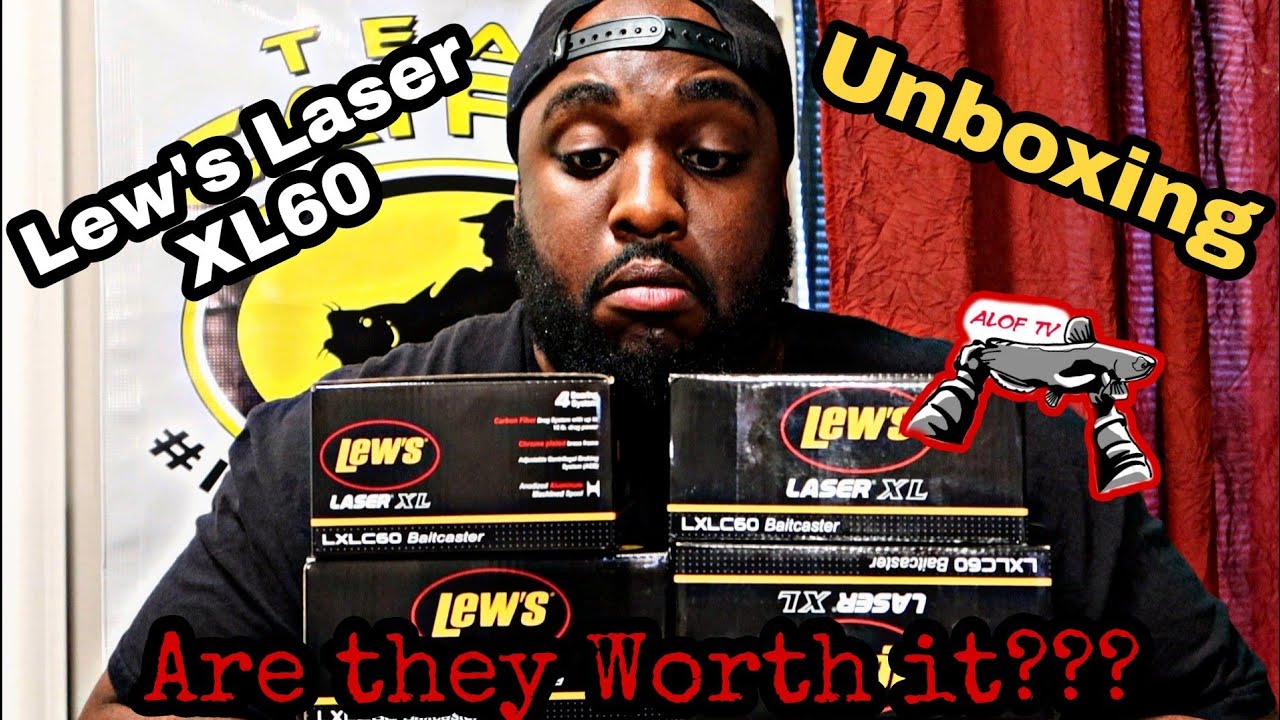 Lew's Laser XL Baitcast Reel Unboxing Review - YouTube