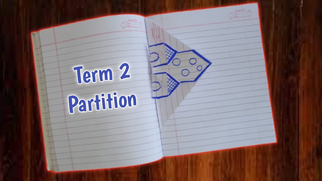 Book Divider Second Term Partition In Notebook How To Make Book Divider Second Term Partition In Notebook How To Make