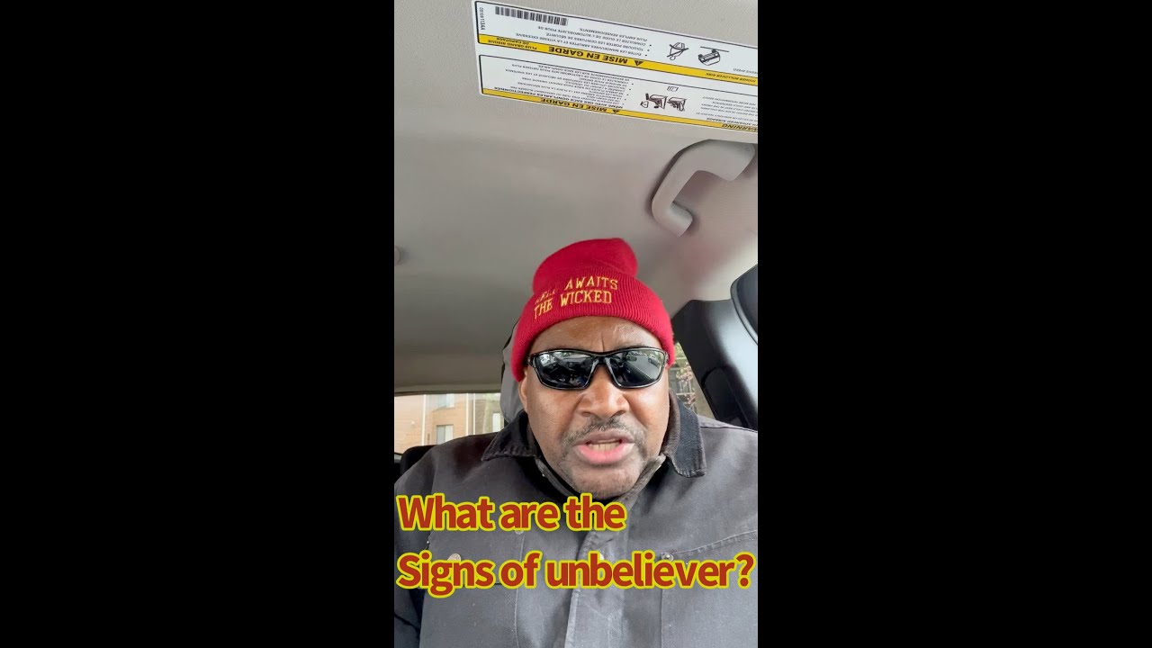 Look no more but hear the signs of a unbeliever. #fyp - YouTube